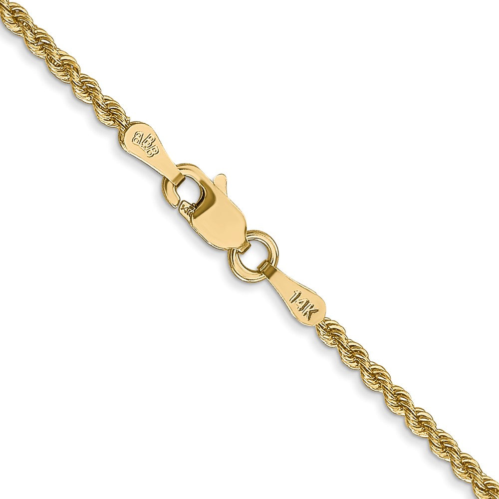 14K 20 inch 2mm Regular Rope with Lobster Clasp Chain – Jpatch Designs